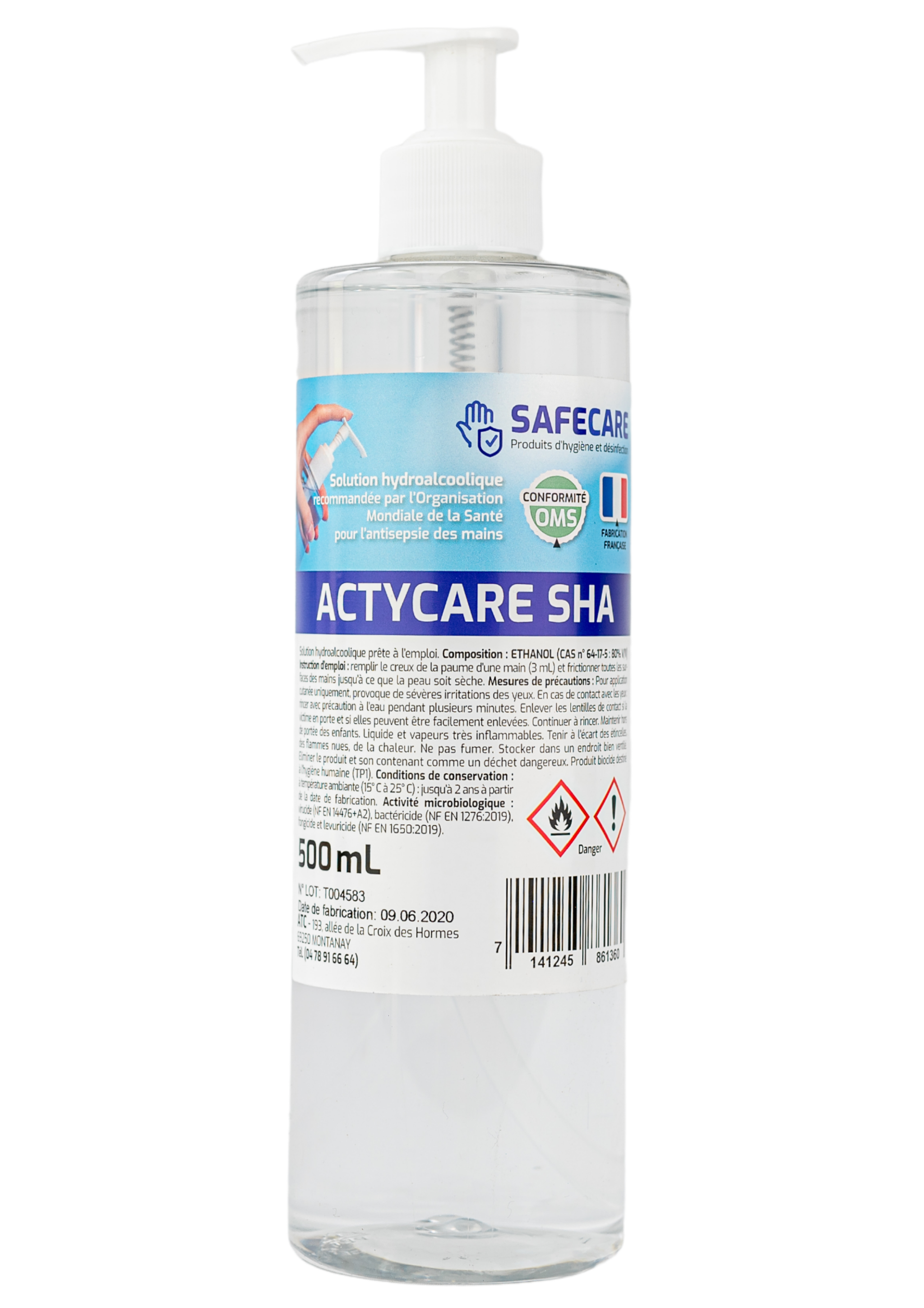 Hydroalcoholic solution - Safecare